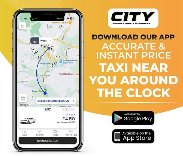 Blackburn | Accrington Taxi | Darwen Taxi | Airport Transfers